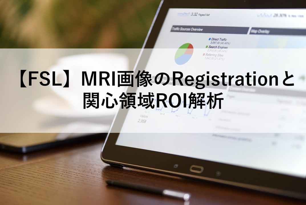 【FSL】MRI画像のレジストレーション（Registration）と関心領域（ROI）解析