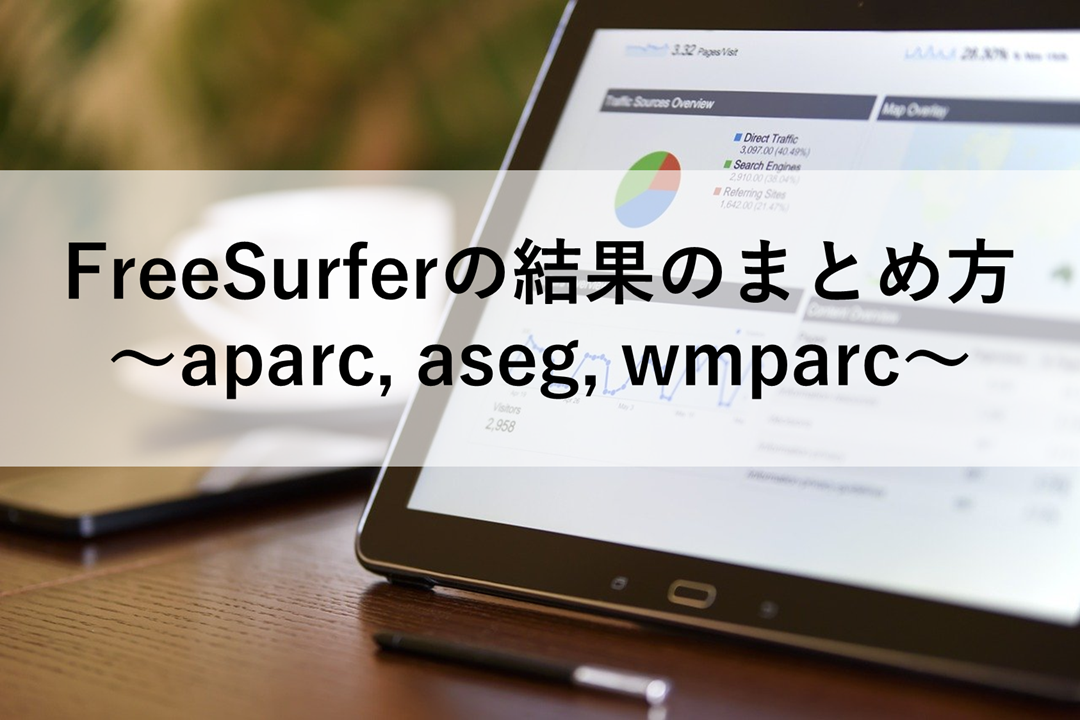 【FreeSurfer】FreeSurferの結果のまとめ方 ～aparc, aseg, wmparc, brainstem～
